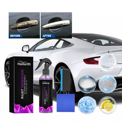 Homonth Car Rust Remover, Metal Parts Rust Prevention, Clean
