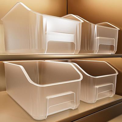 Drawer-style storage box for cabinets, desktop snack storage