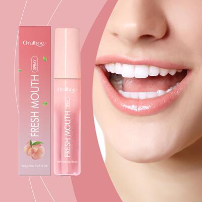 ORALHOE Probiotic Oral Freshener - White Peach Probiotic Mou