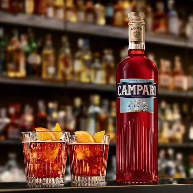 金巴利苦味利口酒 CAMPARI 750ml 正品洋酒鸡尾酒基酒开胃酒