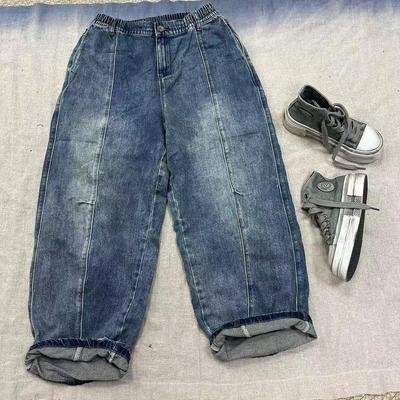 花社牛仔裤赛洛纺工艺全棉舒服