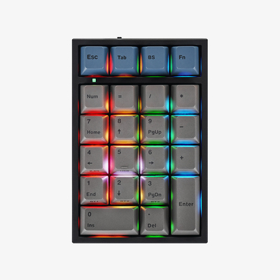 FC220TPH、数字小键盘、三模连接、VIA/QMK、热插拔、内置电池