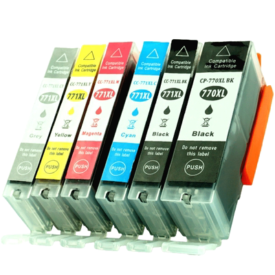 适用佳能TS9070打印机MG5770墨盒 佳能MG6870 Canon MG7770佳能TS5070 6070 8070墨水770XLPGBK墨盒 港版