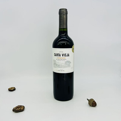 CARTA VIEJA CARMENERE D.O.VALLE DEL MAULE WINE OF CHILE 75CL
