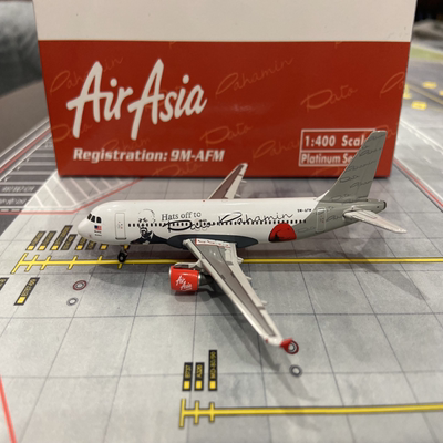 #1:400模型# Phoenix亚洲航空A320，注册号9M-AFM，绝版模型，目