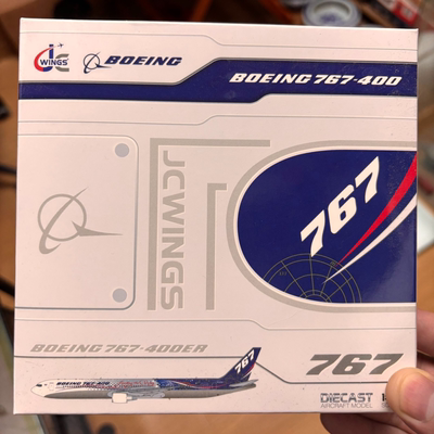 1/400波音原厂767-400合金模型JC Wings出品，全新包顺丰