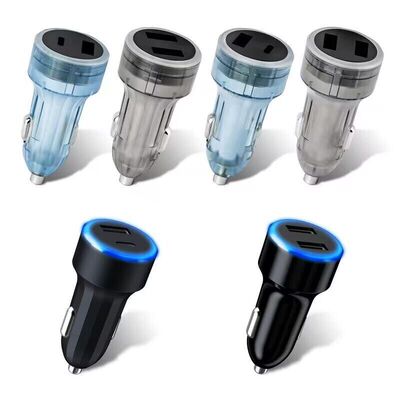 水晶透明汽车点烟器20W 30W车载手机充电器QC3.018W+PD20W车充