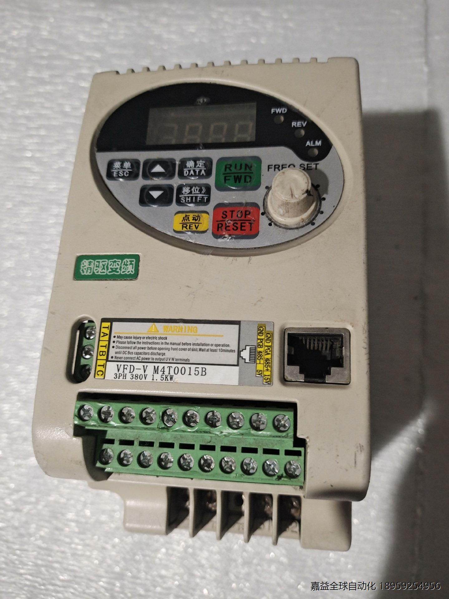 议价变频器 VFD-V M4T0015B D拆机功能正常_虎窝淘