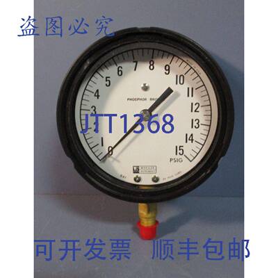 供应WEKSLER  压力表 0-15 PSIG BA1