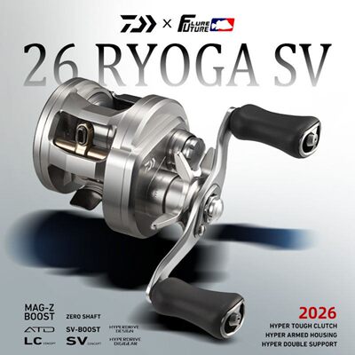 26款DAIWA达瓦RYOGA SV肉鸽鼓轮泛用淡海水远投雷强路亚鱼线轮
