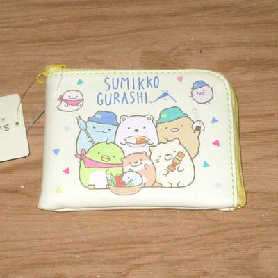 日本SanX正品Sumikko Gurashi角落生物 卡包零錢包硬幣包(露營)