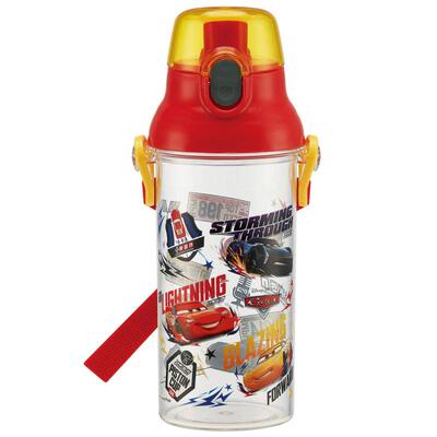 日本Disney正品Cars汽車總動員 兒童透明運動水壺旅行水樽480ml