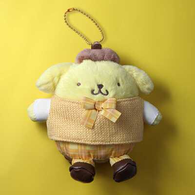 日本毛絨布甸狗正品掛件Sanrio