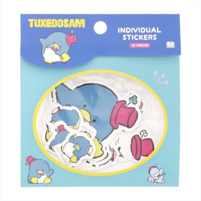 日本Sanrio正品Tuxedo Sam企鵝 袋裝貼紙(Collection)
