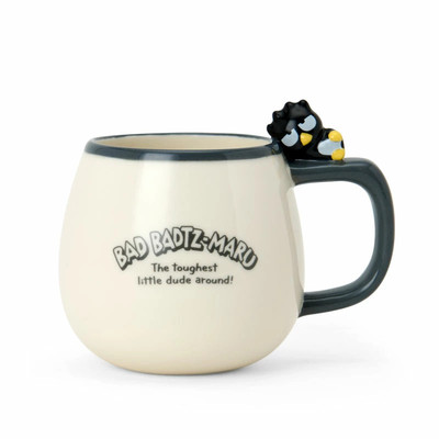 日本Sanrio正品Badtz Maru酷企鵝XO 陶瓷馬克杯咖啡杯(Mascot)
