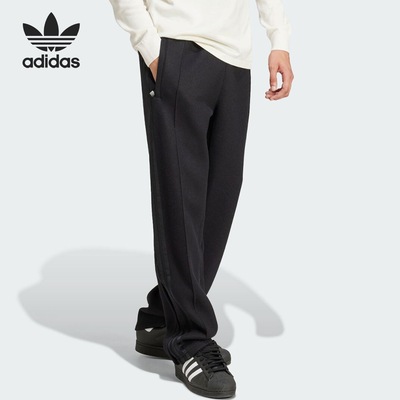 阿迪达斯男秋冬保暖直筒运动长裤
