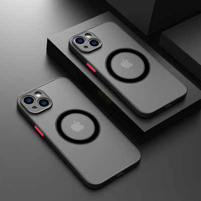 iphone 15 case适用17苹果13保护壳磨砂PC防摔iphone 16promax cover back casing 14plus磁吸手机壳12 11 xr