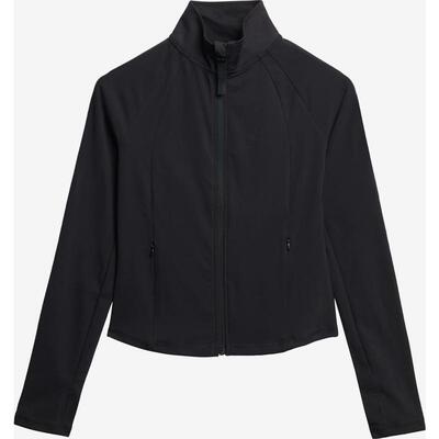 代购Superdry女士训练夹克保暖贴身剪裁轻便防风长袖立领单色