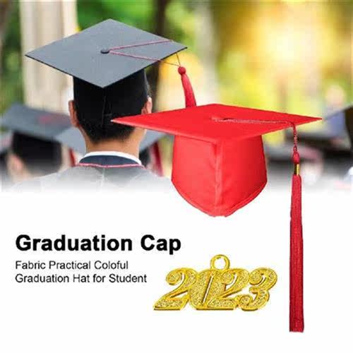 1 Set Eye-catching Graduation Hat Eco-friendly Scholar Hat_虎窝淘
