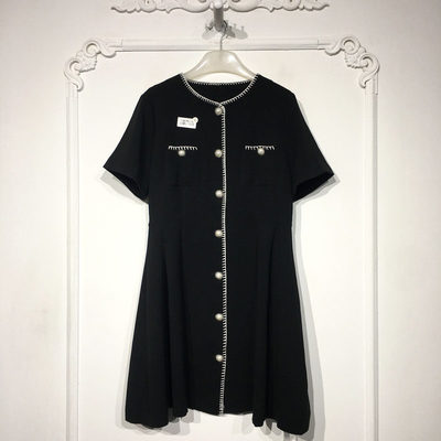 潮系列 LM07011 时尚连衣裙品牌女装折扣颦薪