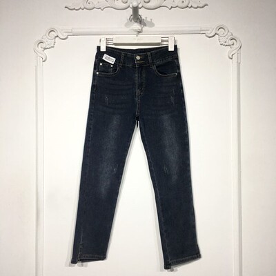 嬉PSN系列 8303S146 时尚牛仔九分裤品牌女装折扣颦薪