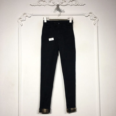 玛SFES系列 LM09244 时尚牛仔长裤品牌女装折扣颦薪