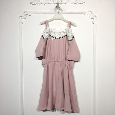 FLS系列 8098S130 时尚连衣裙品牌女装折扣颦薪