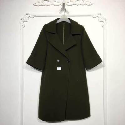 N系列 D96719 时尚双面呢毛呢外套品牌女装折扣颦薪