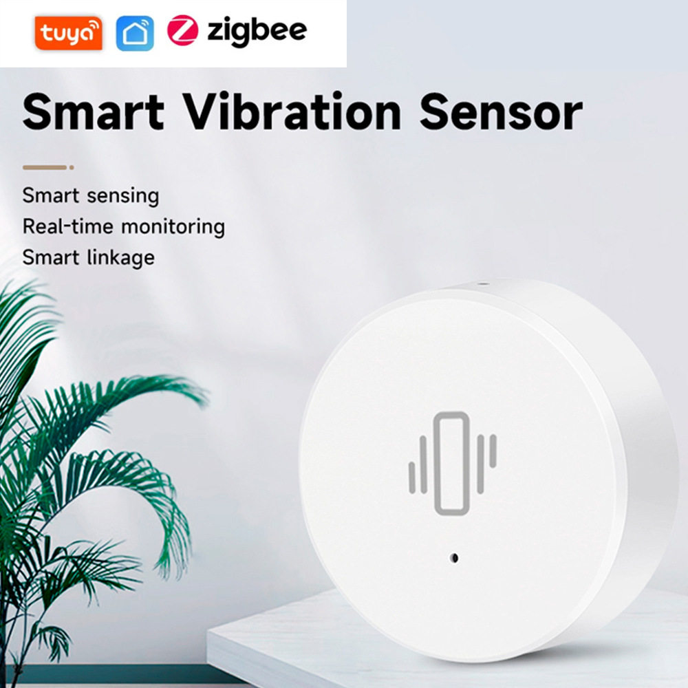 tuya zigbee智能震动传感器探测器振动器报警器感应防盗器