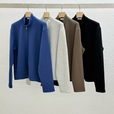 statement百搭立领宽松卫衣外套