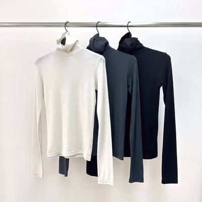 water/river百搭高领长袖打底T恤