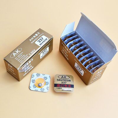 AK337纽扣电池 CVK918耳塞专用AMK电量王SR416SW1.55V耳机电子818