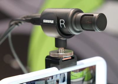 Shure/舒尔 MV88+ 移动便携小巧数字立体声电容话筒麦克风安卓iOS