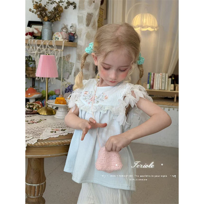 FLL·26夏~刺绣娃娃衫54290