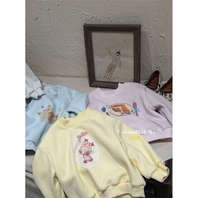 7Seven·26冬~卡通贴布卫衣1034