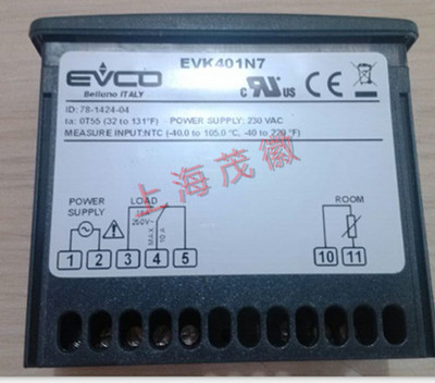 原装意大利EVCO美控温控器EVK401N7  EV3X21N7  EVK213N2