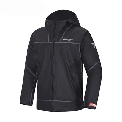 哥伦比亚男防水防风单层冲锋衣