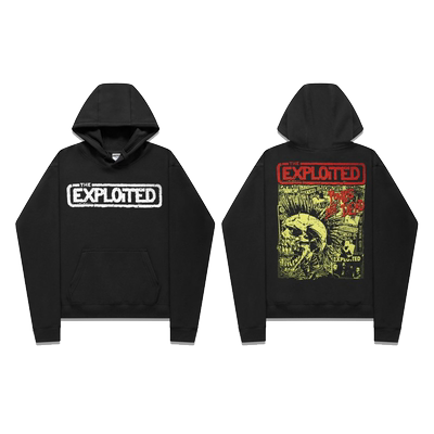 青春流行连帽长袖套头