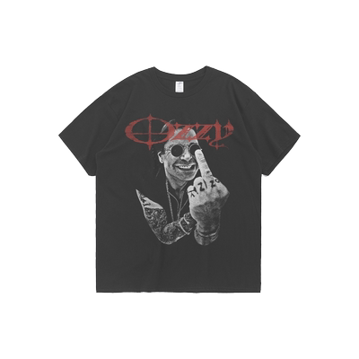 港风t恤男潮牌insol夏季新品欧美式街头风暗黑摇滚乐队女士ozzy