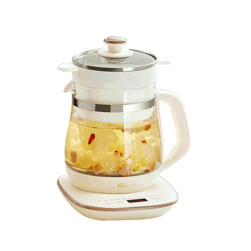 小熊养生壶家用多功能办公室小型煮茶器煮茶壶烧水壶官方2024新款