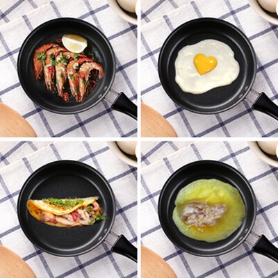 12 egg dumplings frying pan non-stick sauce pot mini