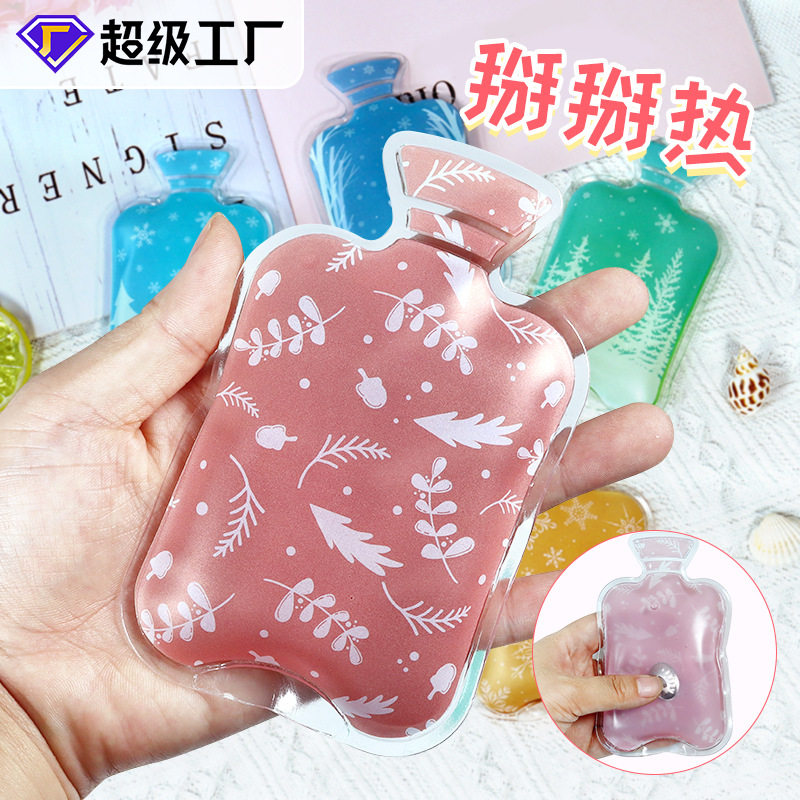 暖宝宝掰掰热自发热凝胶自热暖贴圣诞pvc创意暖手袋金属片掰掰热