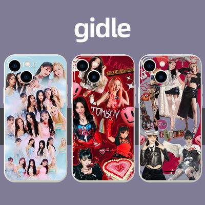 gidle手机壳适用华为Mate50同款9/10/20/20X宋雨琦30/40/40E叶舒华Pro/Lite/rs明星iphone韩国VIVO/oppo苹果