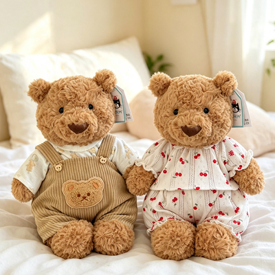jellycat巴塞罗熊衣服巴猪28cm36cm47cm手作娃衣背带裤连衣裙
