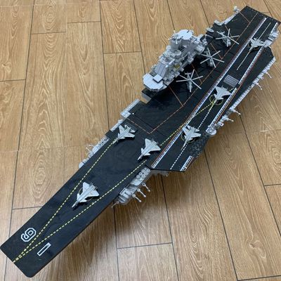 2026新款适用于乐高超大型航母积木航空母舰拼装模型男孩子高难度