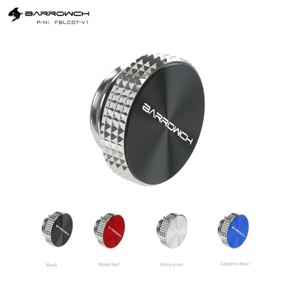 Barrowch 亮银  多色 CD纹复合型 手拧止水锁头 FBLCDT-V1