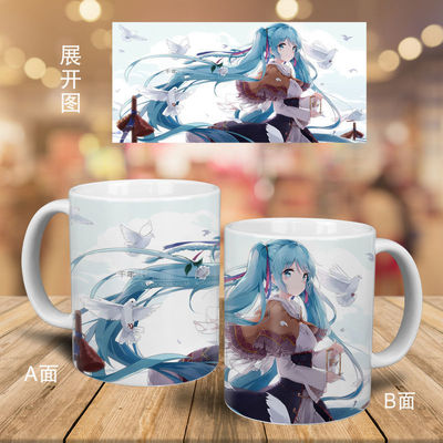 动漫二次元水杯初音未来杯子