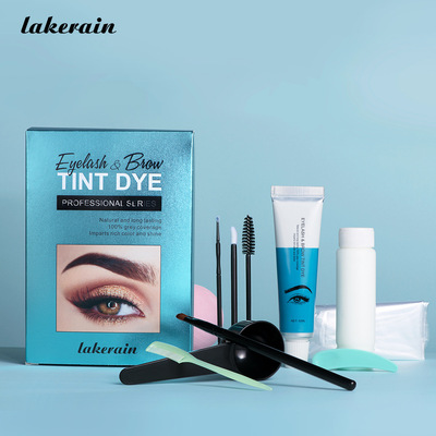 Eyelashes eyebrow Kit Mascara Color Brow Lashe Dye Set染眉毛