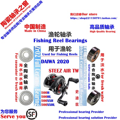 20史迪兹AIR TW微物远投陶瓷轴承|20 DAIWA STEEZ AIR TW Bearing
