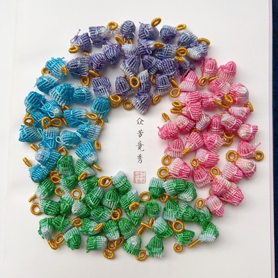 端午节四角粽diy配饰手工编织儿童宝宝成人小粽子配件五色线编织